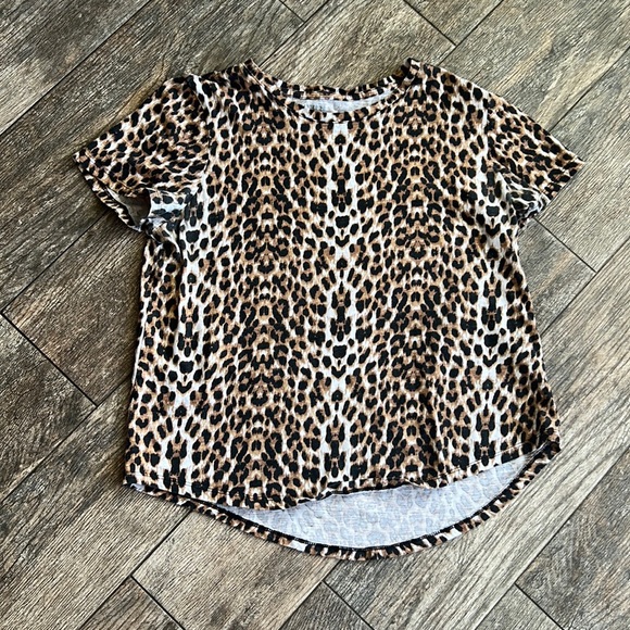 Cotton On | Tops | Cotton On Leopard Print Tee Shirt | Poshmark